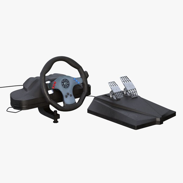 modelo 3d Controlador de rueda de juego - TurboSquid 2115480