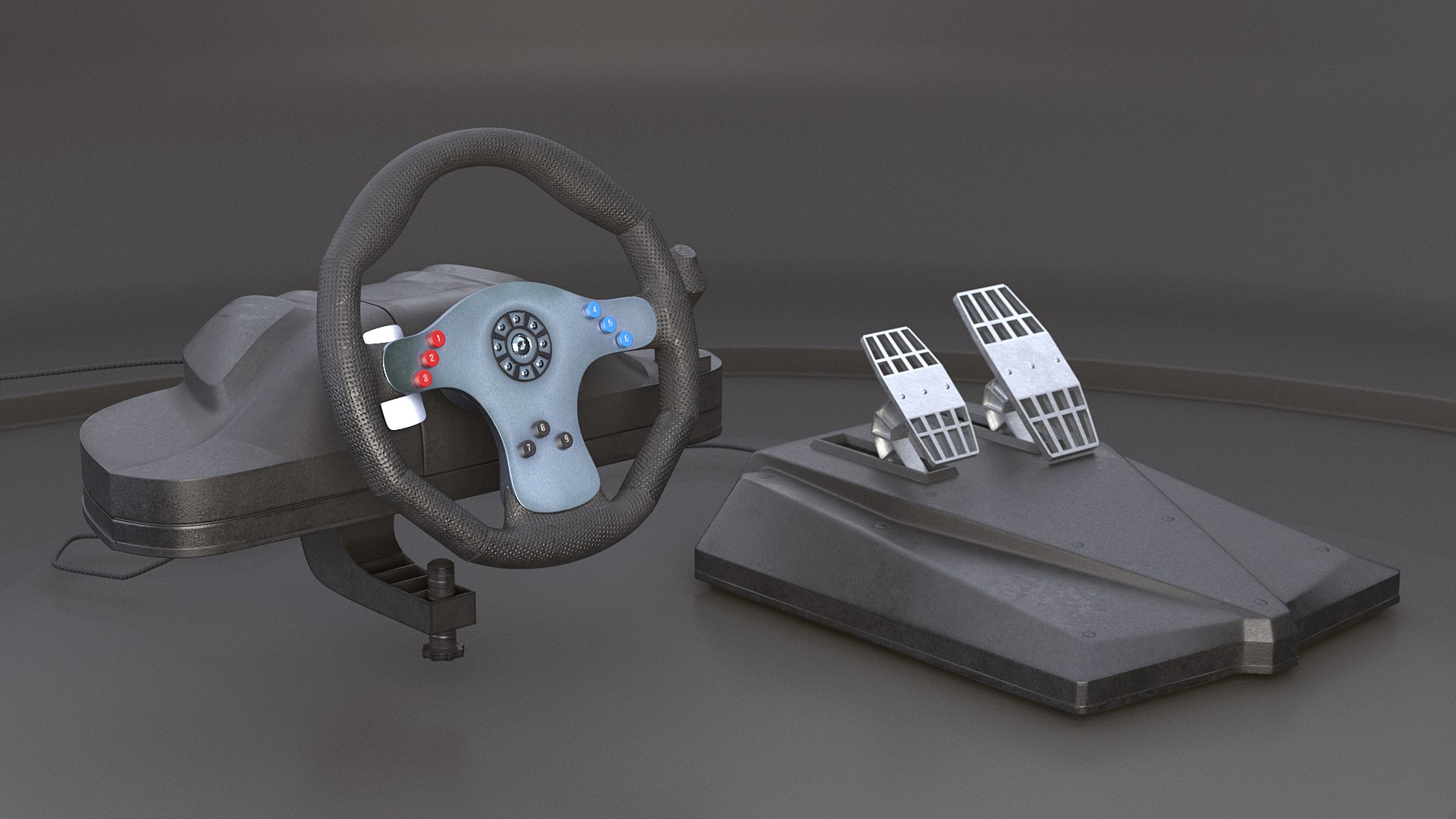 3D Model Gaming Wheel Controller - TurboSquid 2115480
