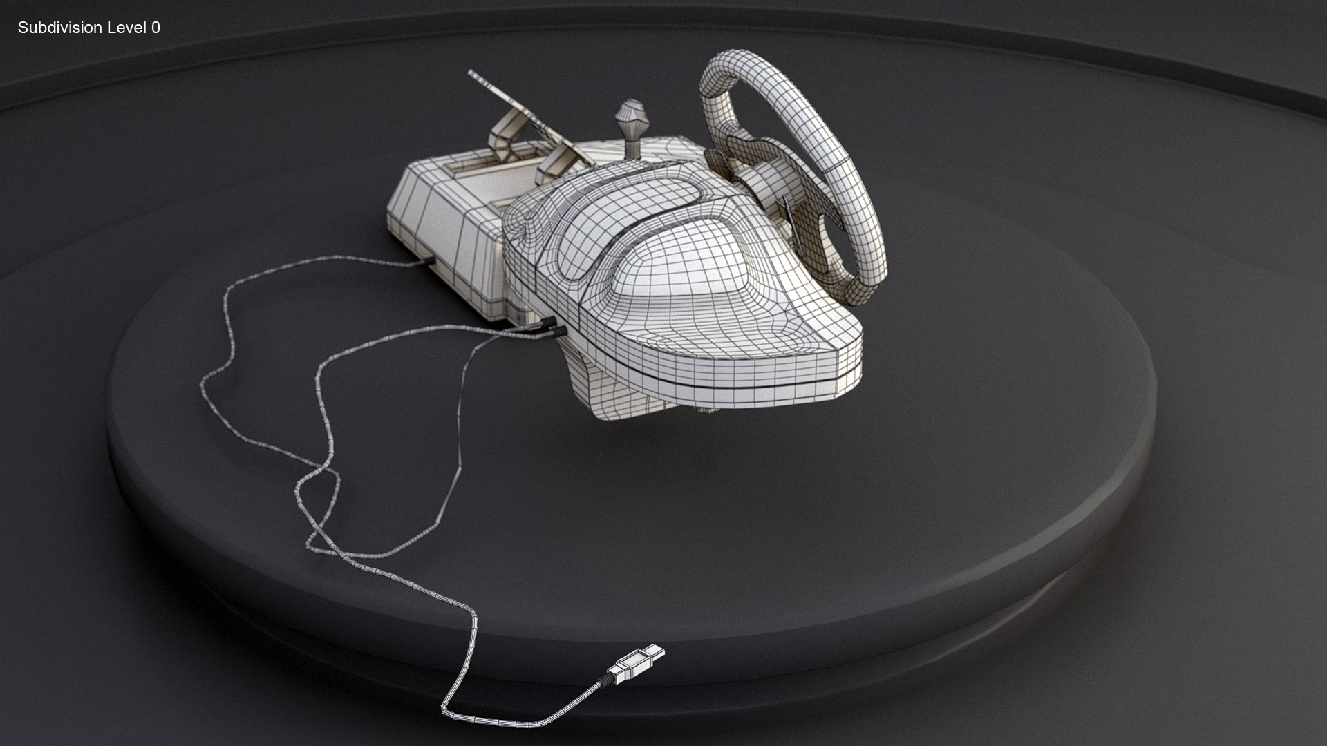 3D Model Gaming Wheel Controller - TurboSquid 2115480