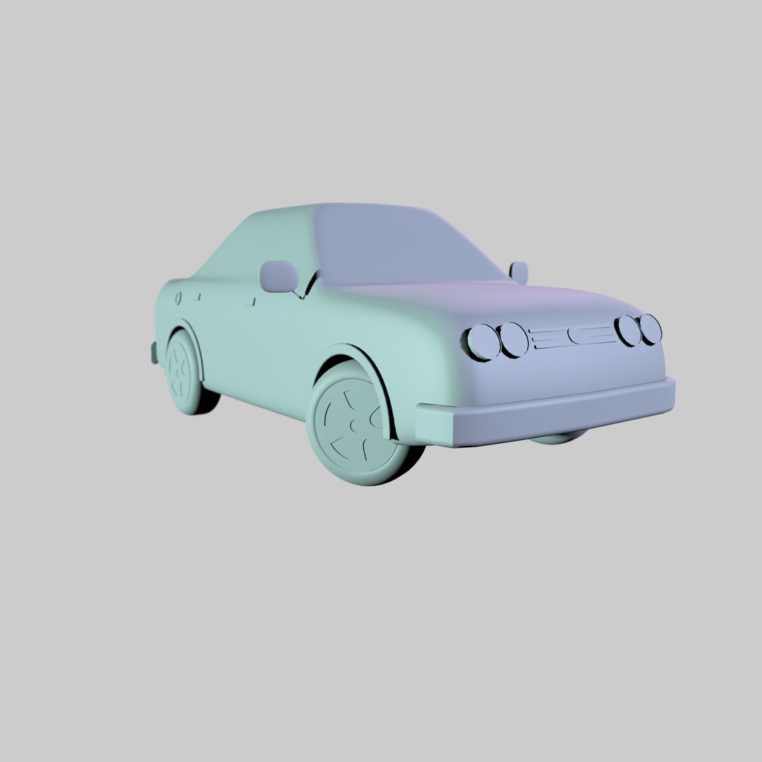 3D Lowpoly Car Rigg - TurboSquid 2183129