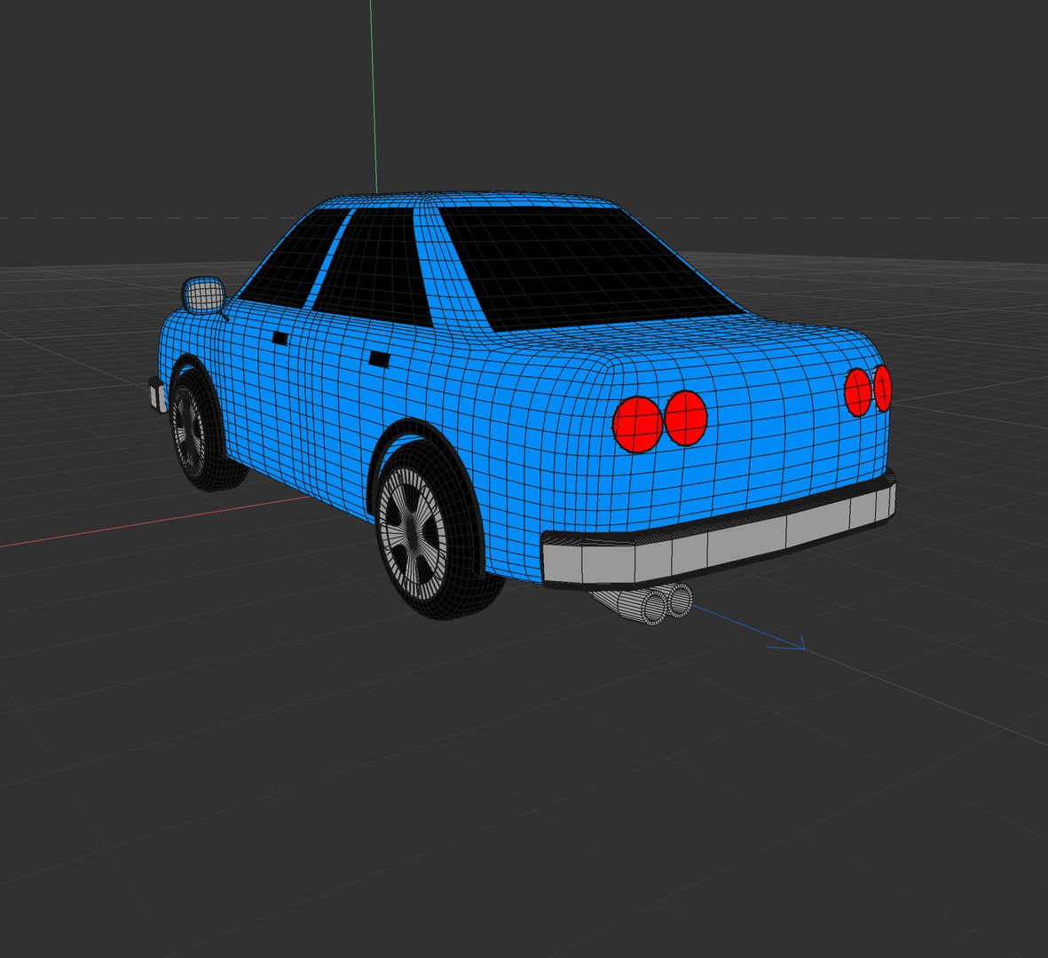 3D Lowpoly Car Rigg - TurboSquid 2183129