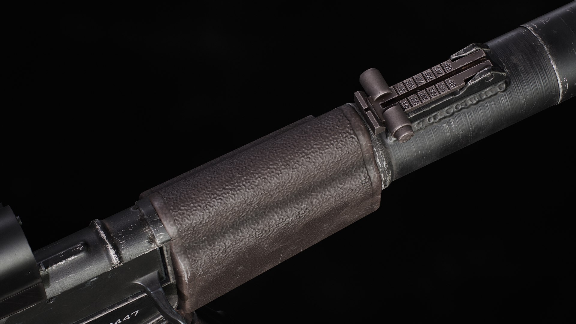 3D Model AS Val Rifle W Scope -Triple A - PBR Game Ready Low Poly ...