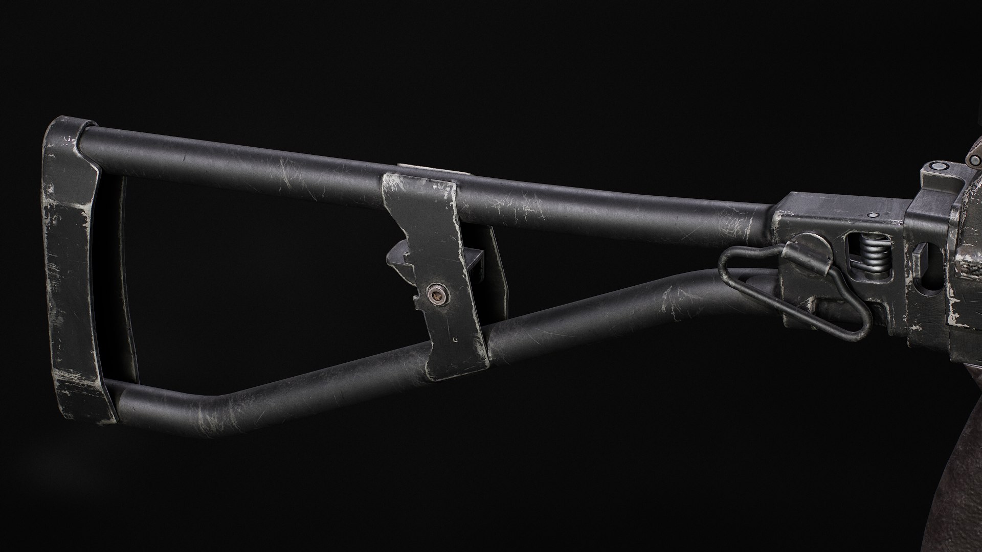 3D Model AS Val Rifle W Scope -Triple A - PBR Game Ready Low Poly ...