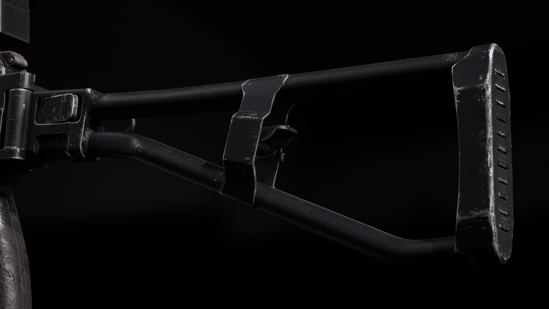 3D Model AS Val Rifle W Scope -Triple A - PBR Game Ready Low Poly ...