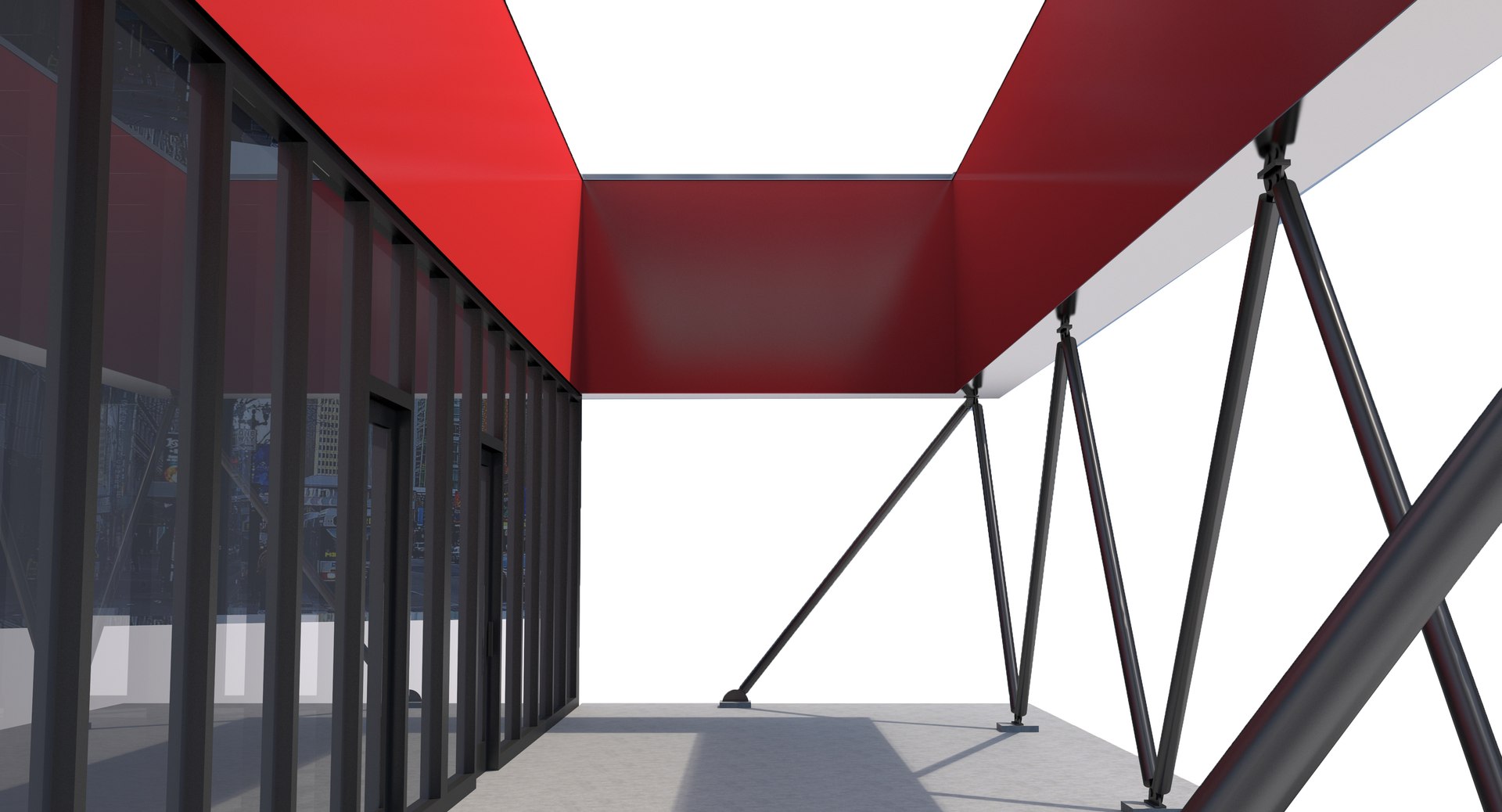 3d Model Of Chipotle Restaurant