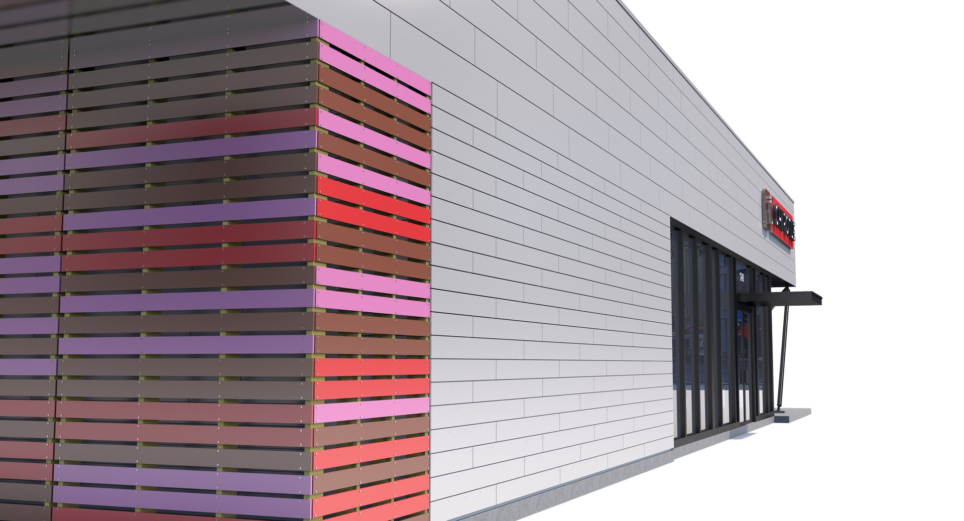 3d Model Of Chipotle Restaurant