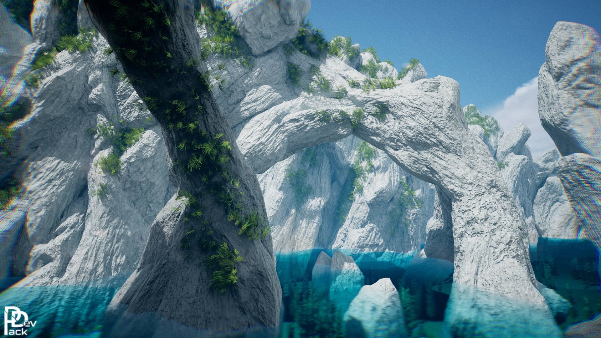 Seastone Arch 35 Assets Model - TurboSquid 2200408
