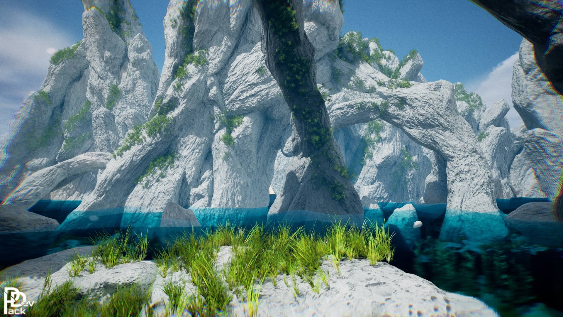 Seastone Arch 35 Assets Model - TurboSquid 2200408