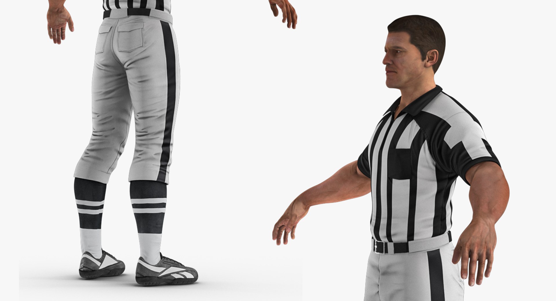 3D american football referee rigged model - TurboSquid 1197554