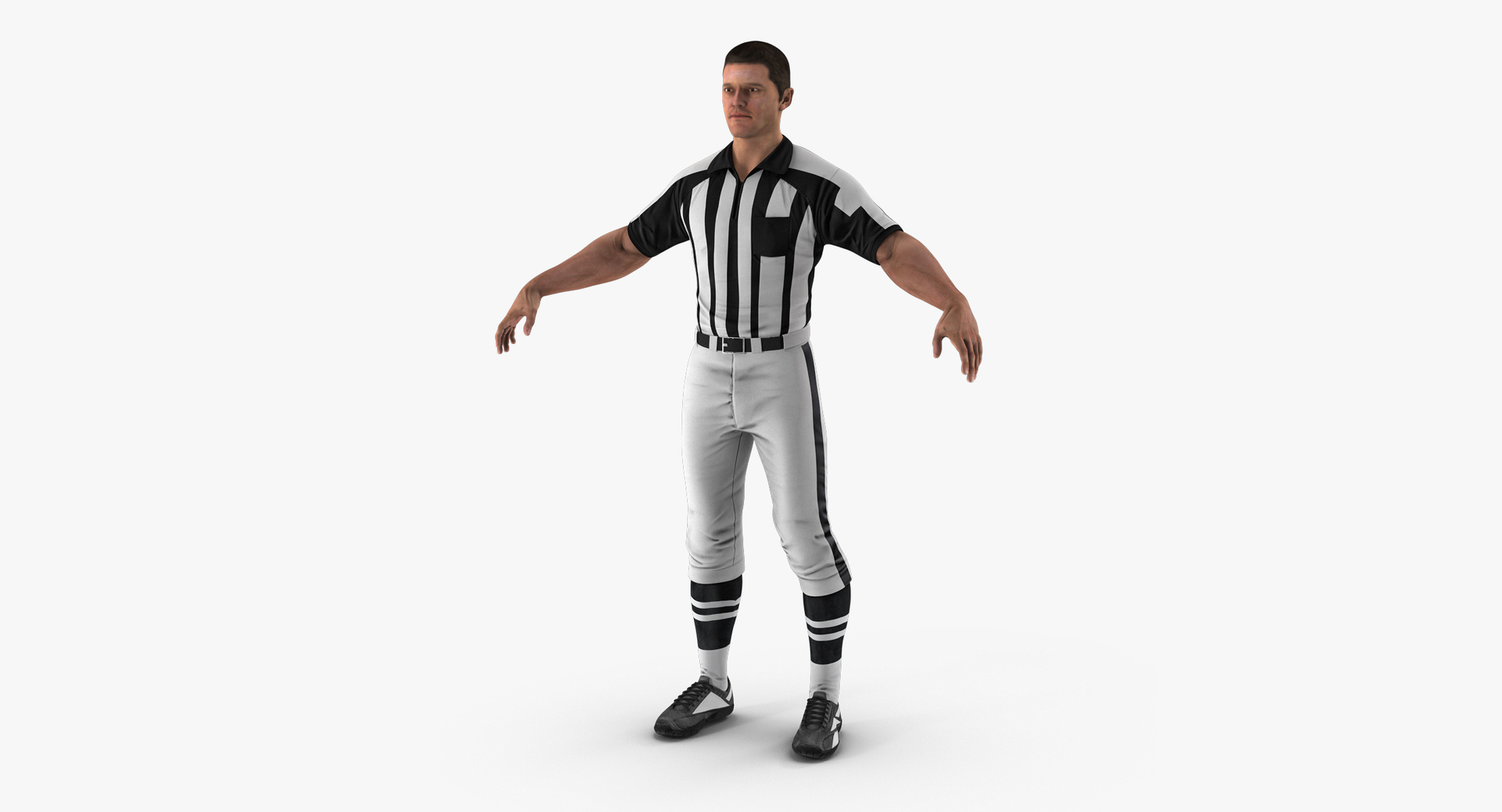 3D american football referee rigged model - TurboSquid 1197554