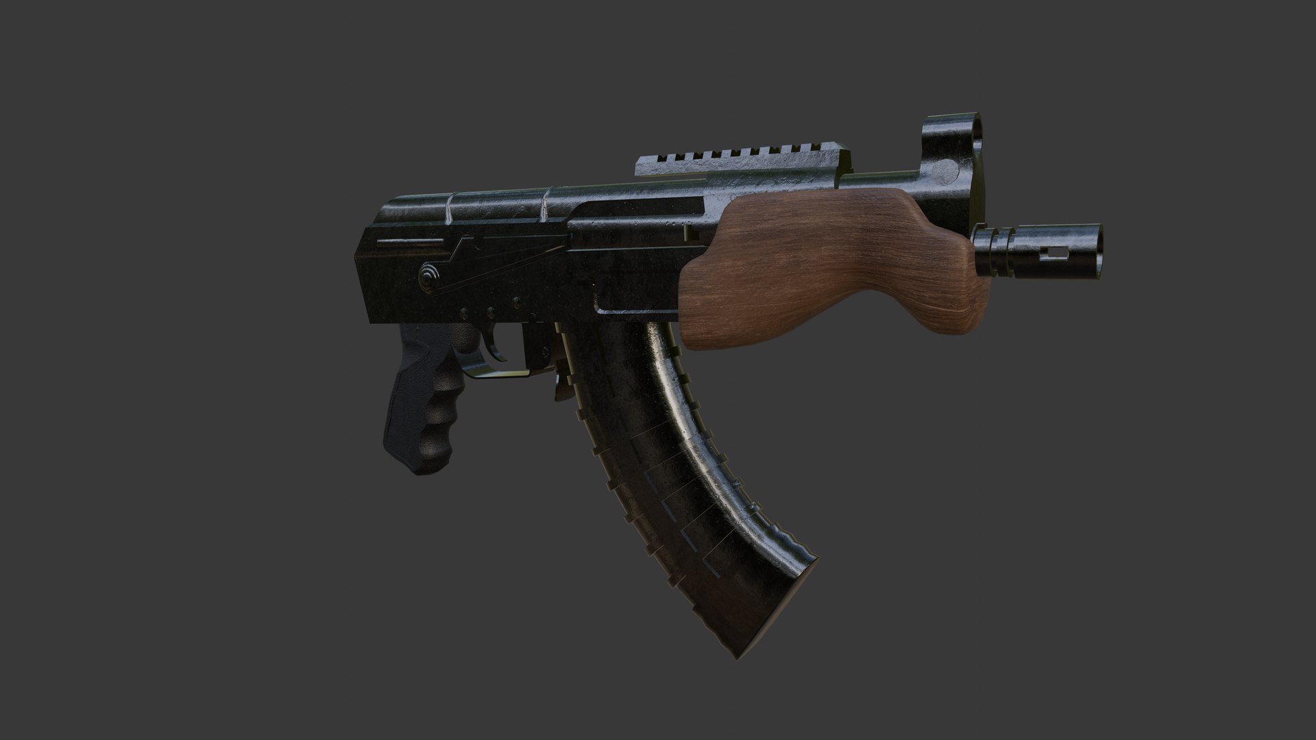 AK47-C39-Micro Model - TurboSquid 2292394