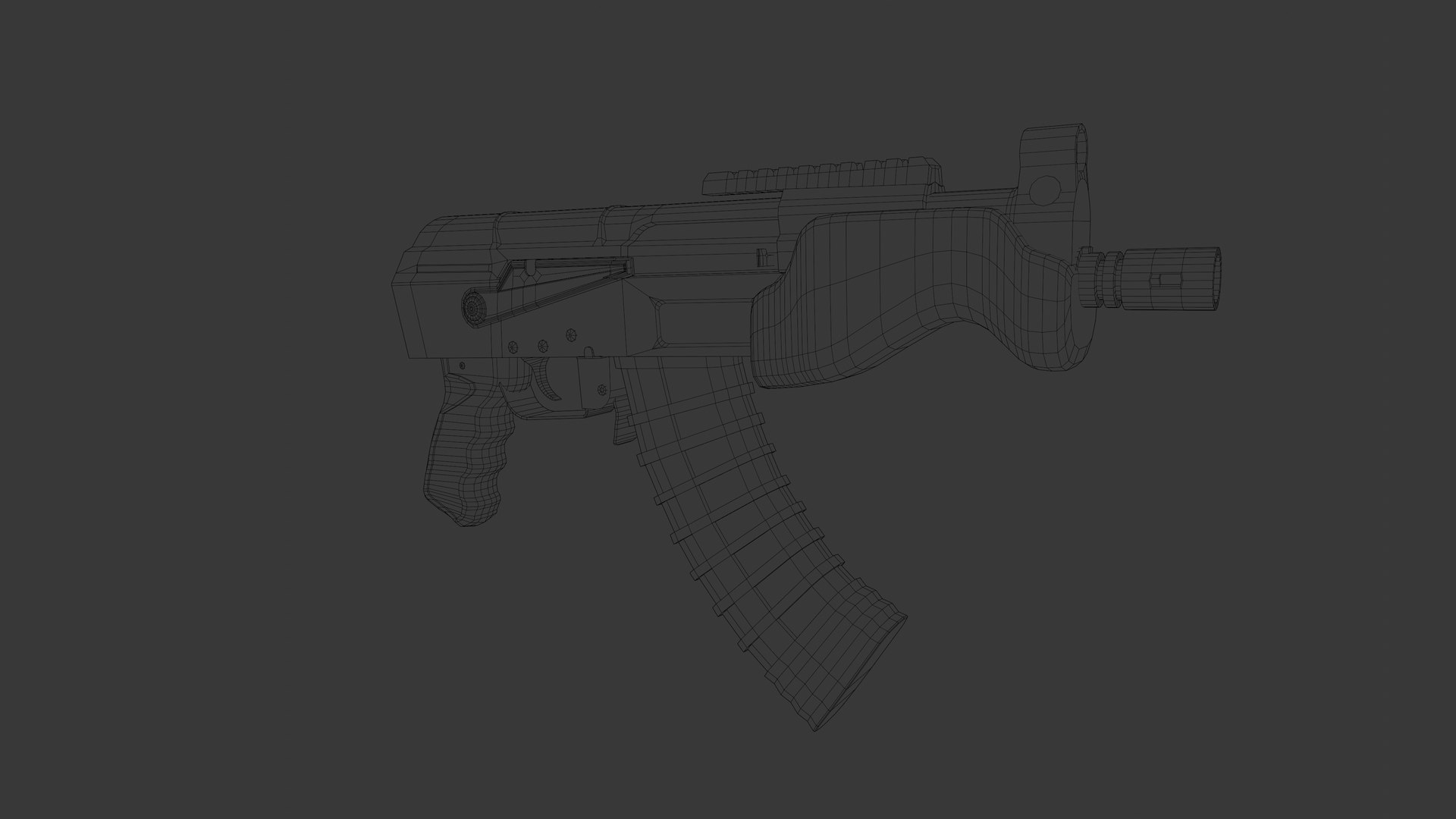 AK47-C39-Micro Model - TurboSquid 2292394
