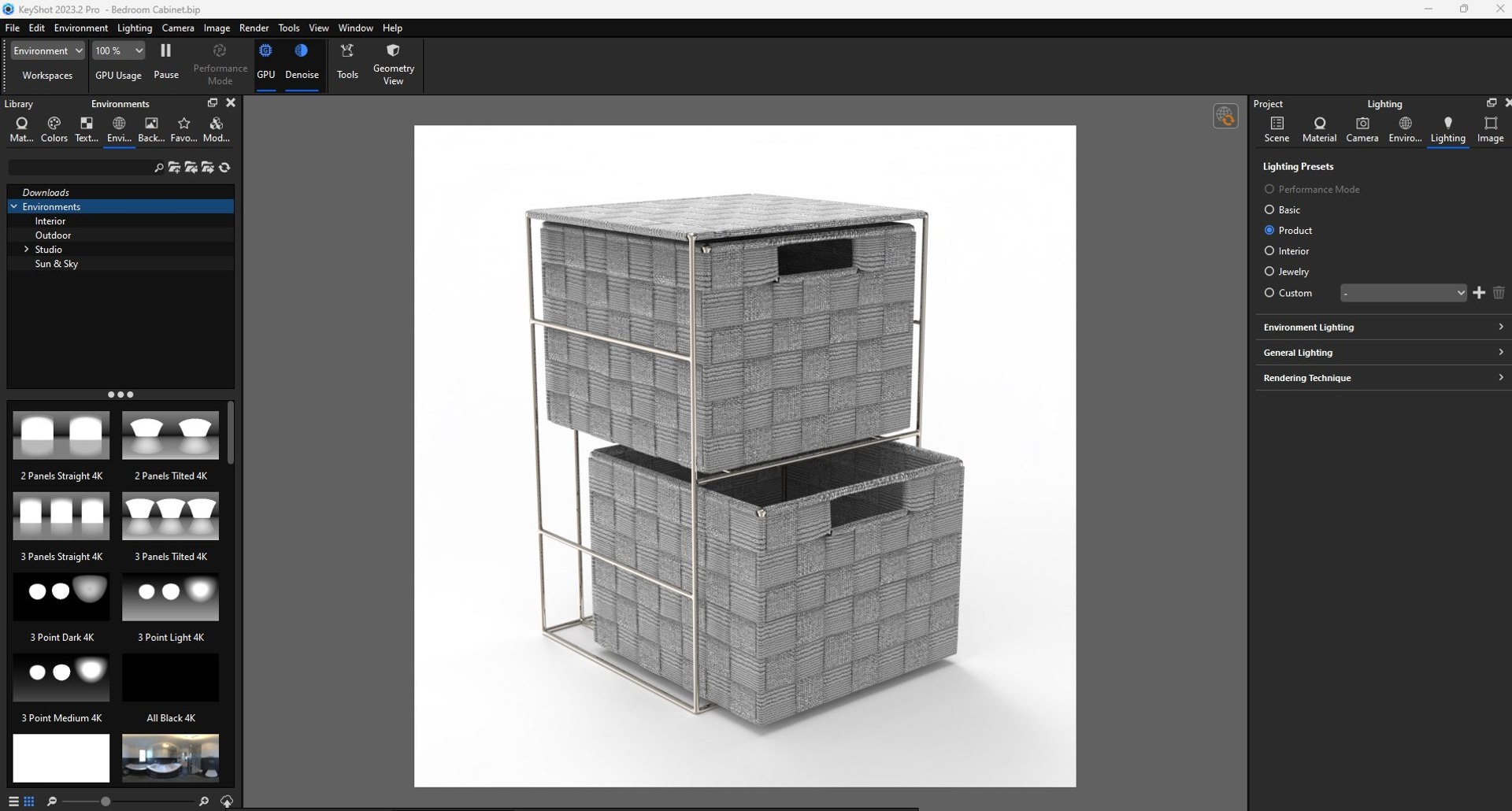 Bathroom Cabinet 3D - TurboSquid 2165213