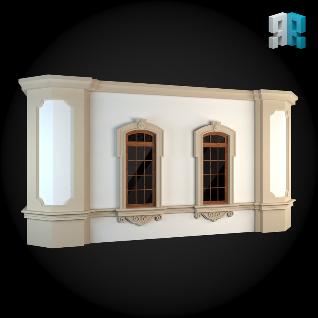 3d Architectural Modules Model