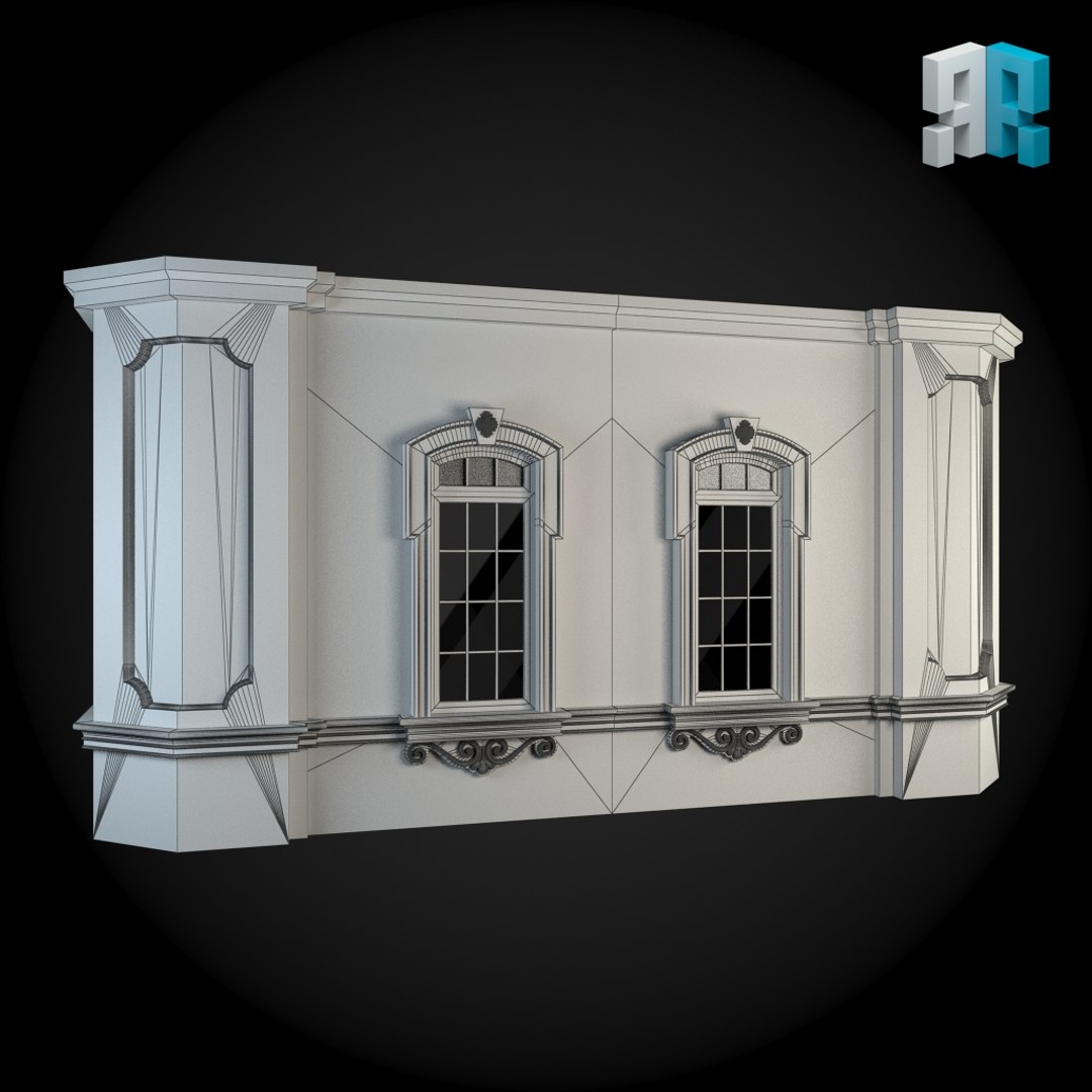 3d Architectural Modules Model