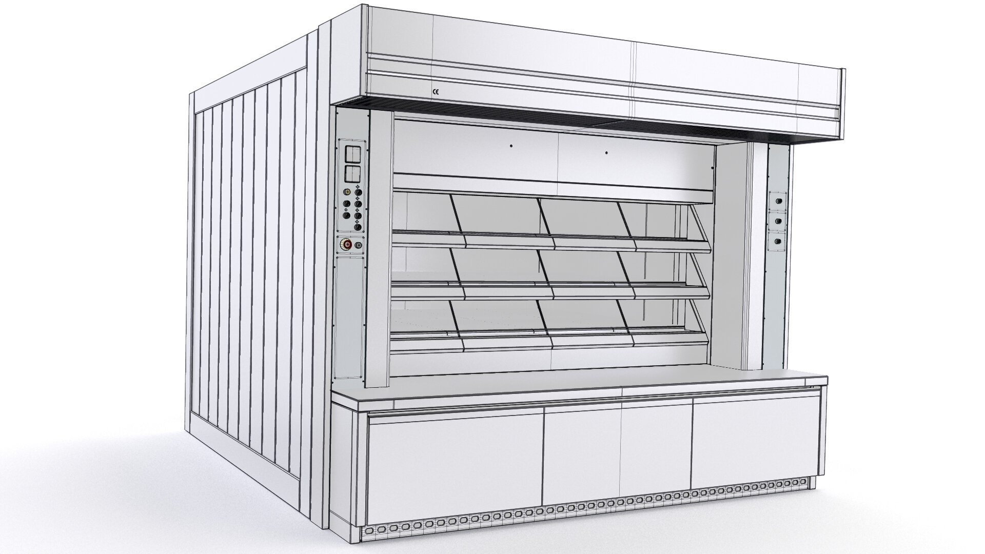 3D Model Industrial Bread Bakery Furnaces - TurboSquid 1525450