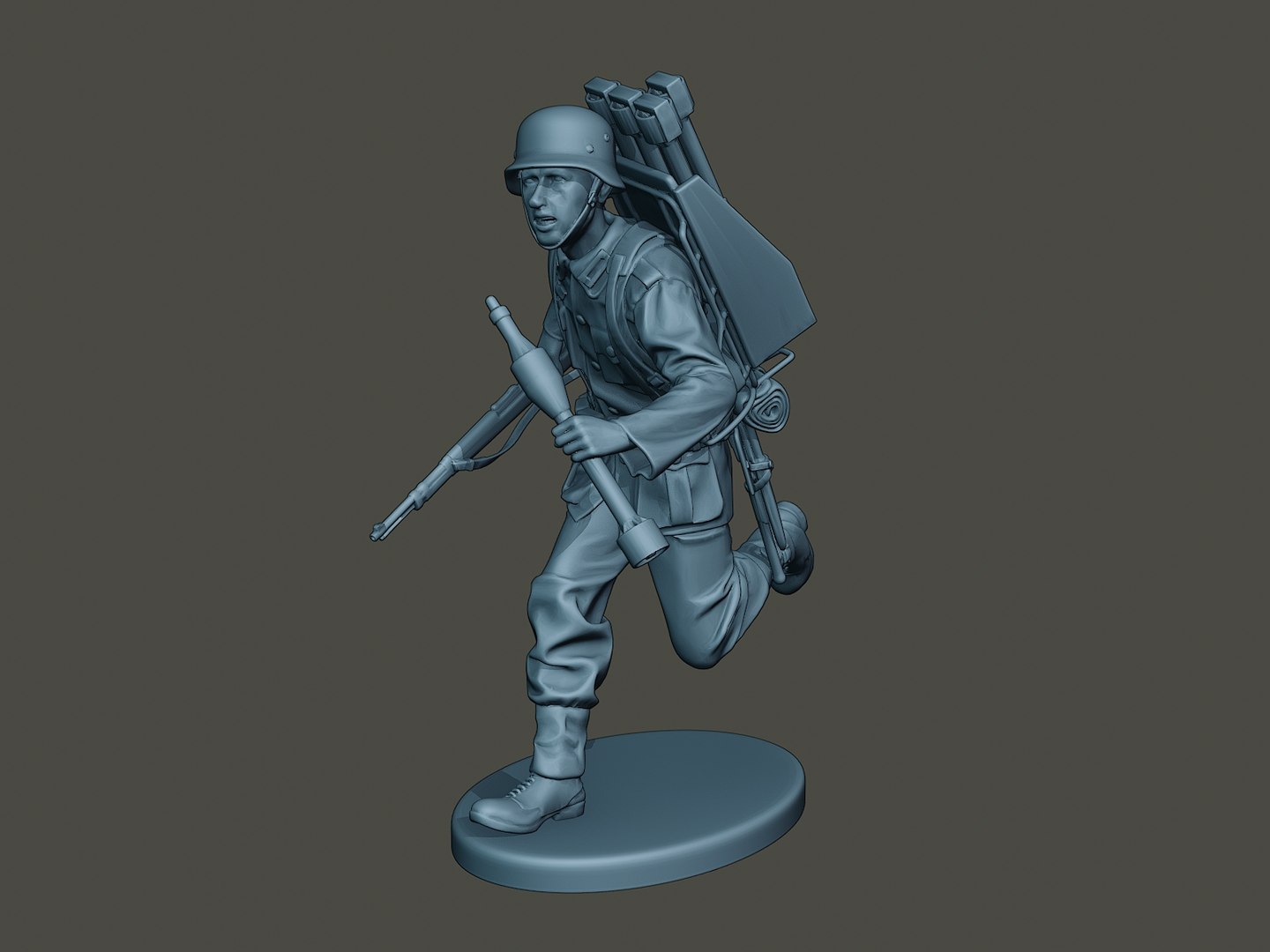 German Soldier Ww2 Run2 3D Model - TurboSquid 1513220