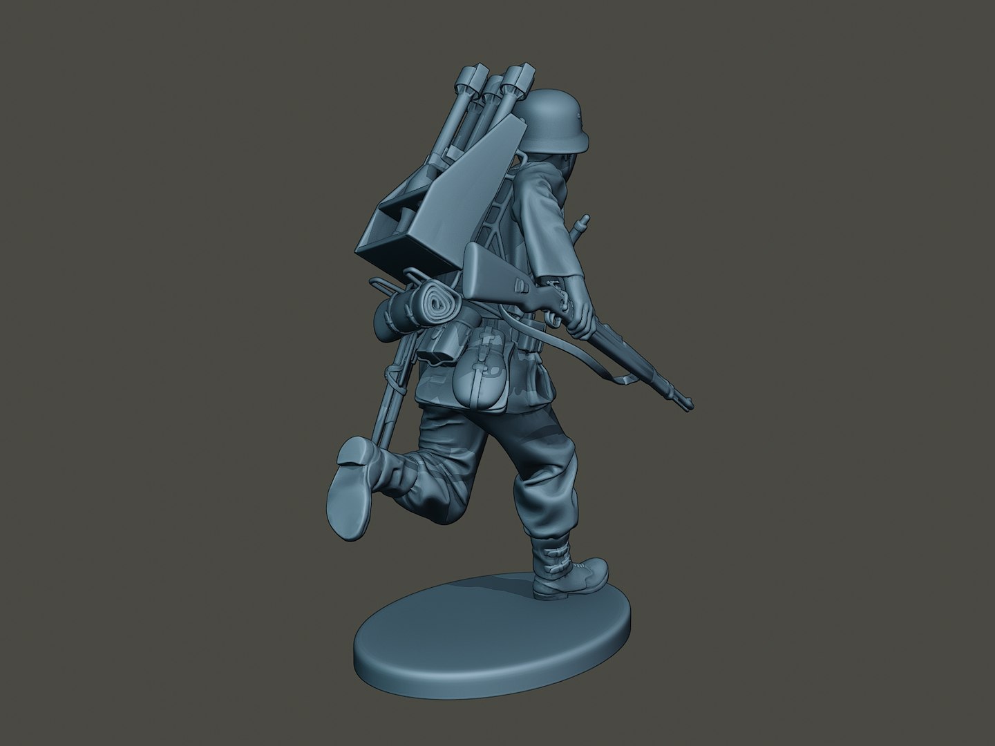 German Soldier Ww2 Run2 3D Model - TurboSquid 1513220