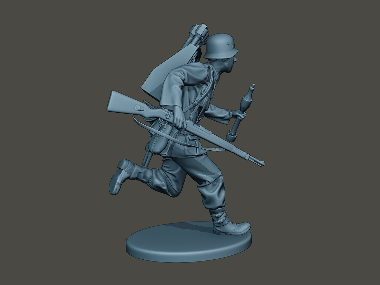 German Soldier Ww2 Run2 3D Model - TurboSquid 1513220