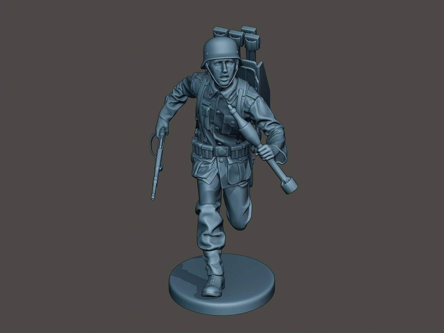German Soldier Ww2 Run2 3D Model - TurboSquid 1513220
