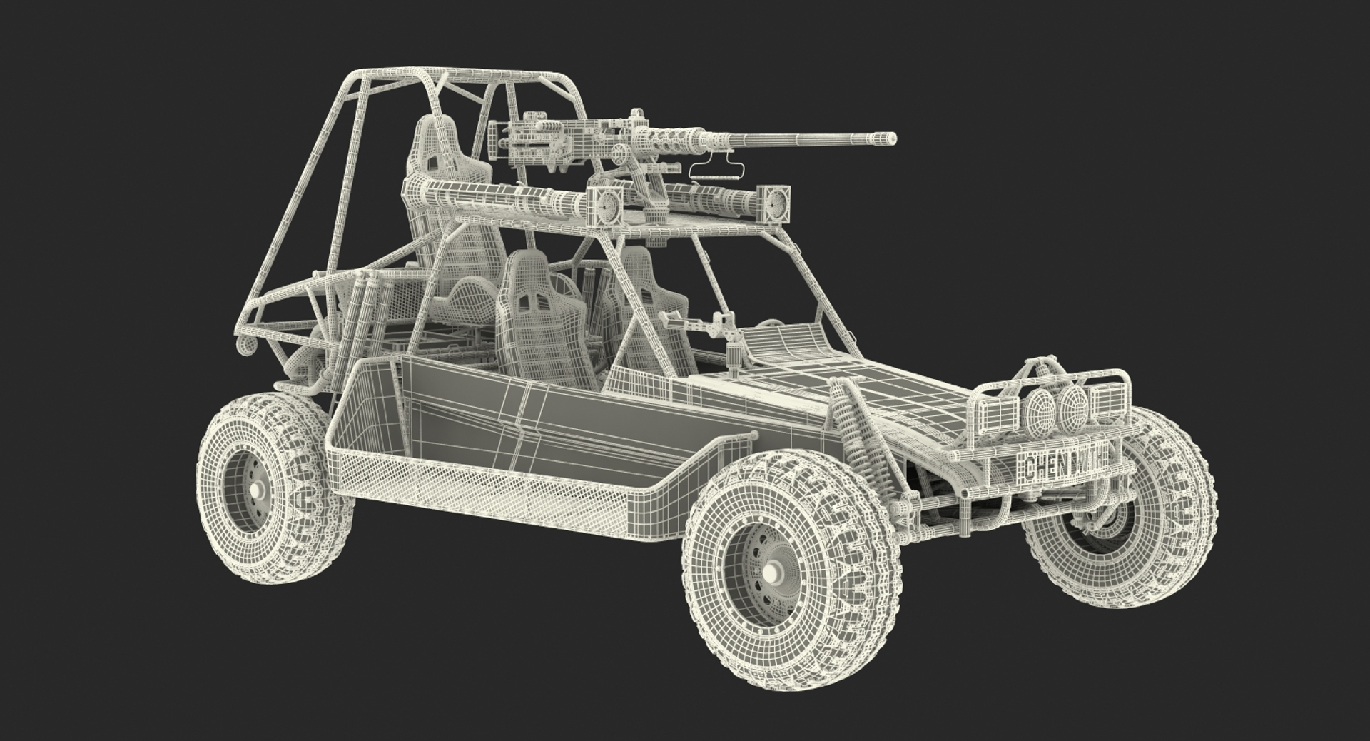 Desert Patrol Vehicle Dpv 3d 3ds