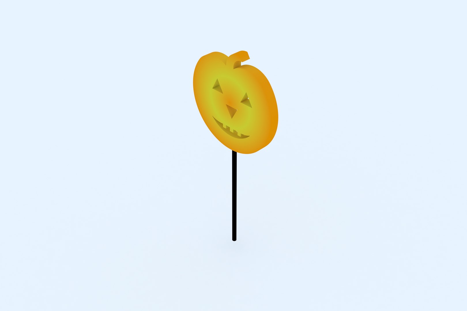 Candy pumpkin 2 3D model - TurboSquid 1638284