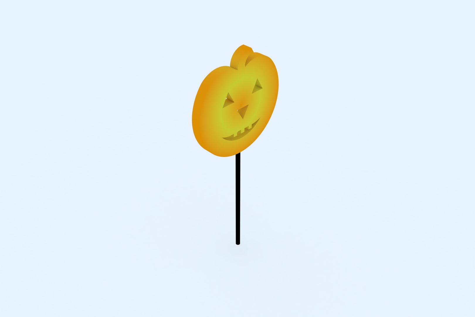 Candy pumpkin 2 3D model - TurboSquid 1638284