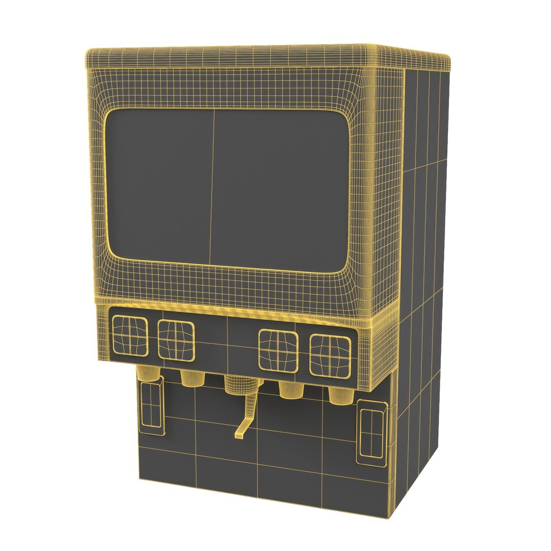 3D CF Pepsi Beverage Dispenser Machine - TurboSquid 2205141