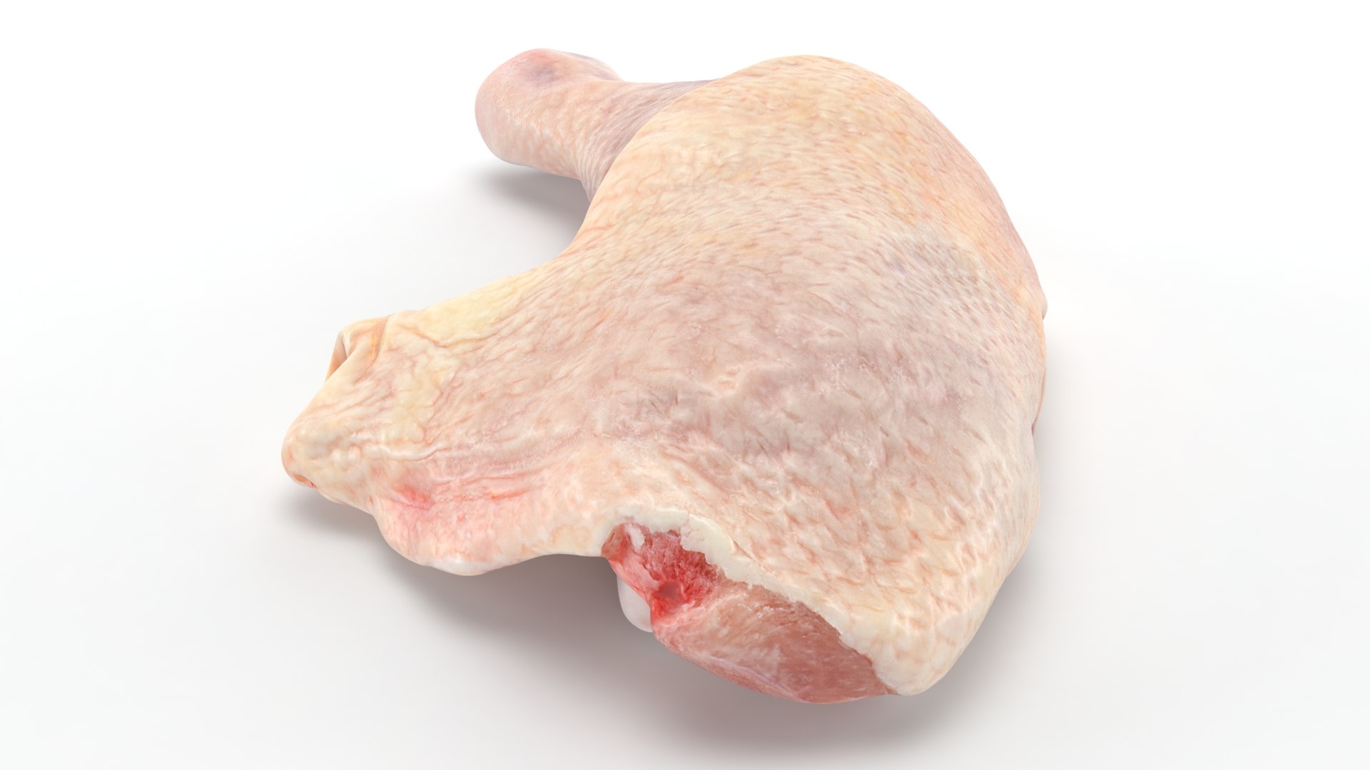 3D Fresh Raw Chicken Thigh V2 Model - TurboSquid 2075526
