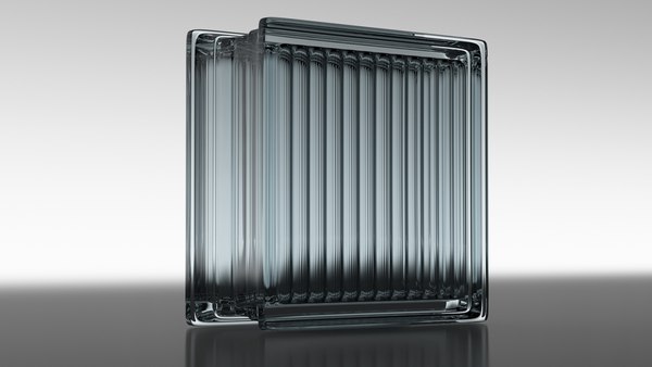 3d model glass blocks