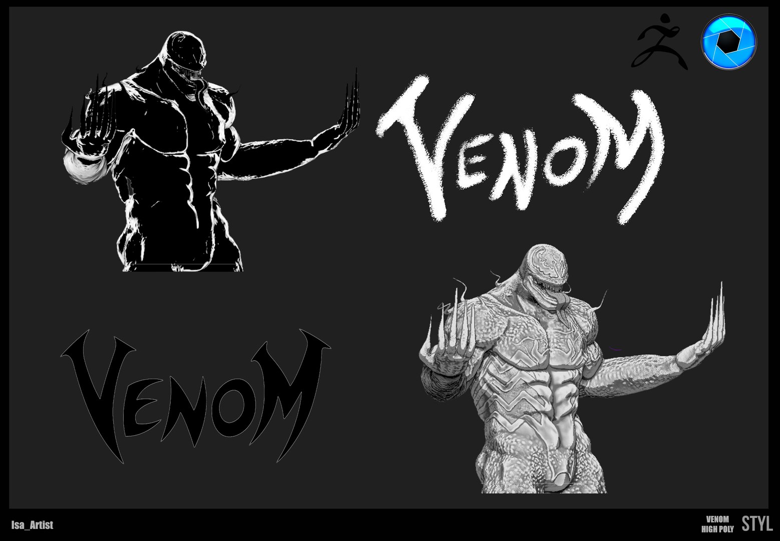 3D Venom Character - TurboSquid 2097929