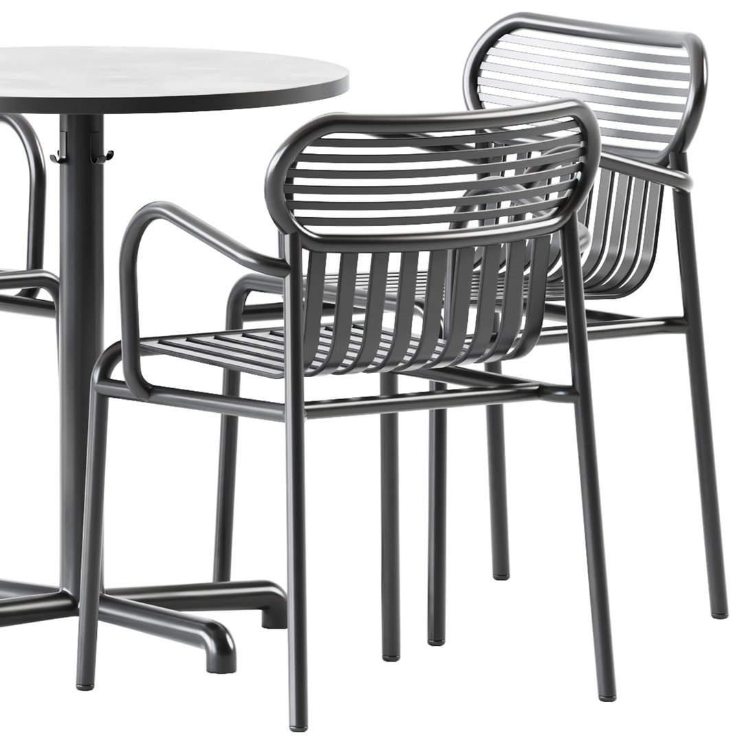 3D Ikea Stensele Round Table And Week-end Chair With Armrest By Petite ...