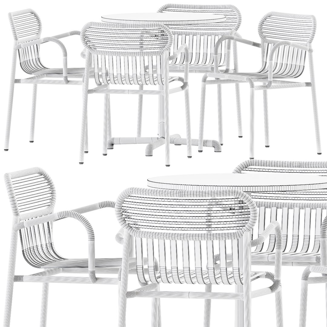 3D Ikea Stensele Round Table And Week-end Chair With Armrest By Petite ...