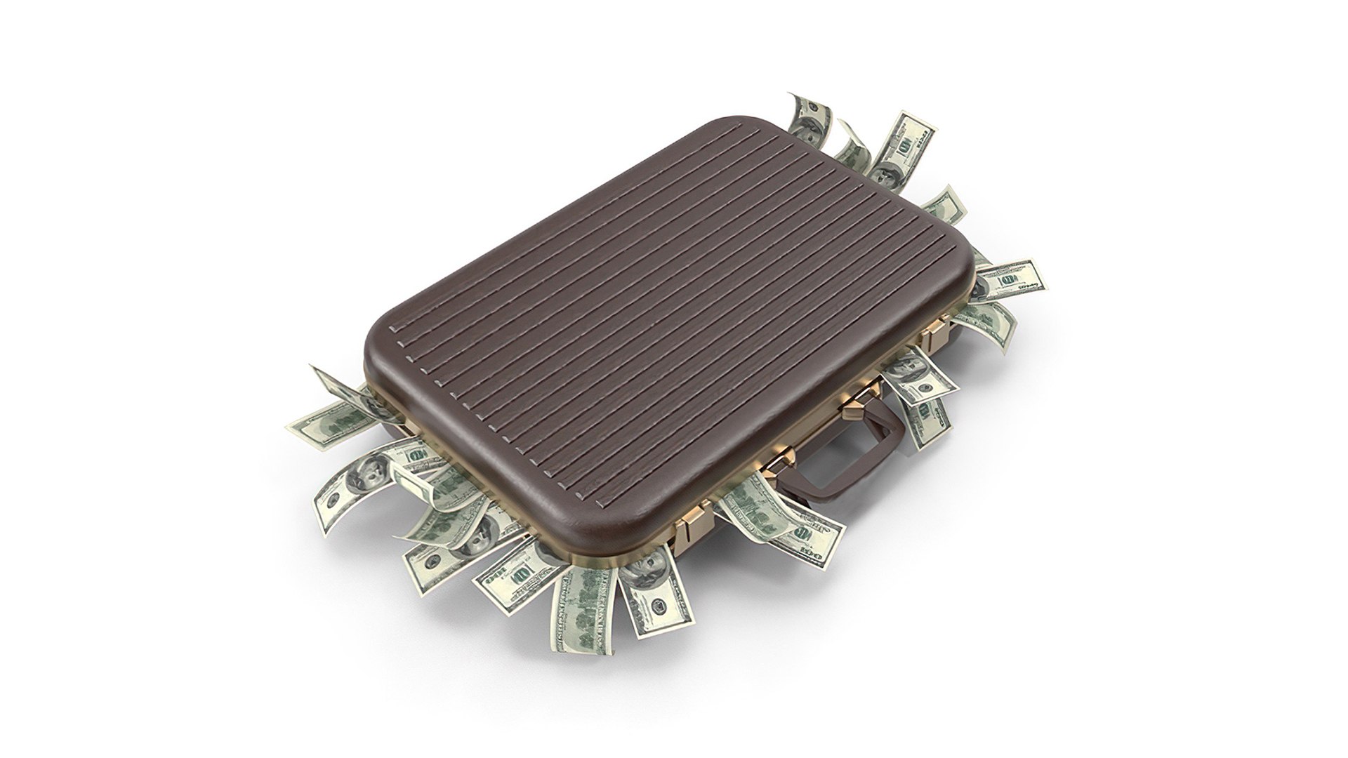 3D Money Briefcase Model - TurboSquid 2057081