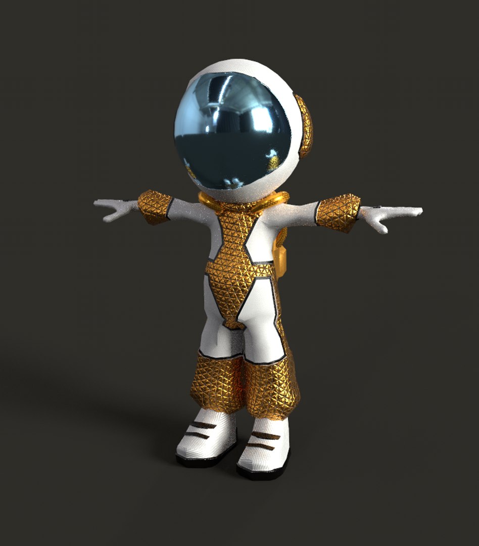Astronaut Character Games Model - TurboSquid 1367250