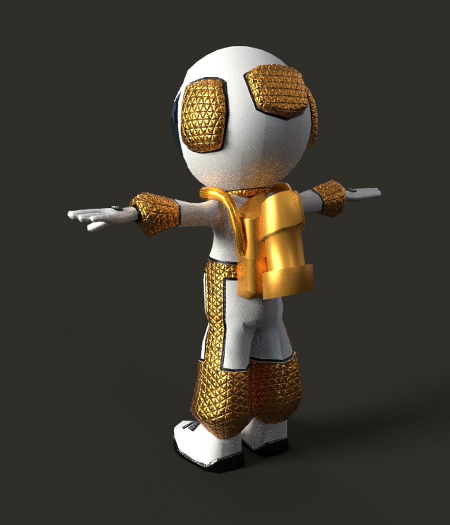 Astronaut Character Games Model - TurboSquid 1367250
