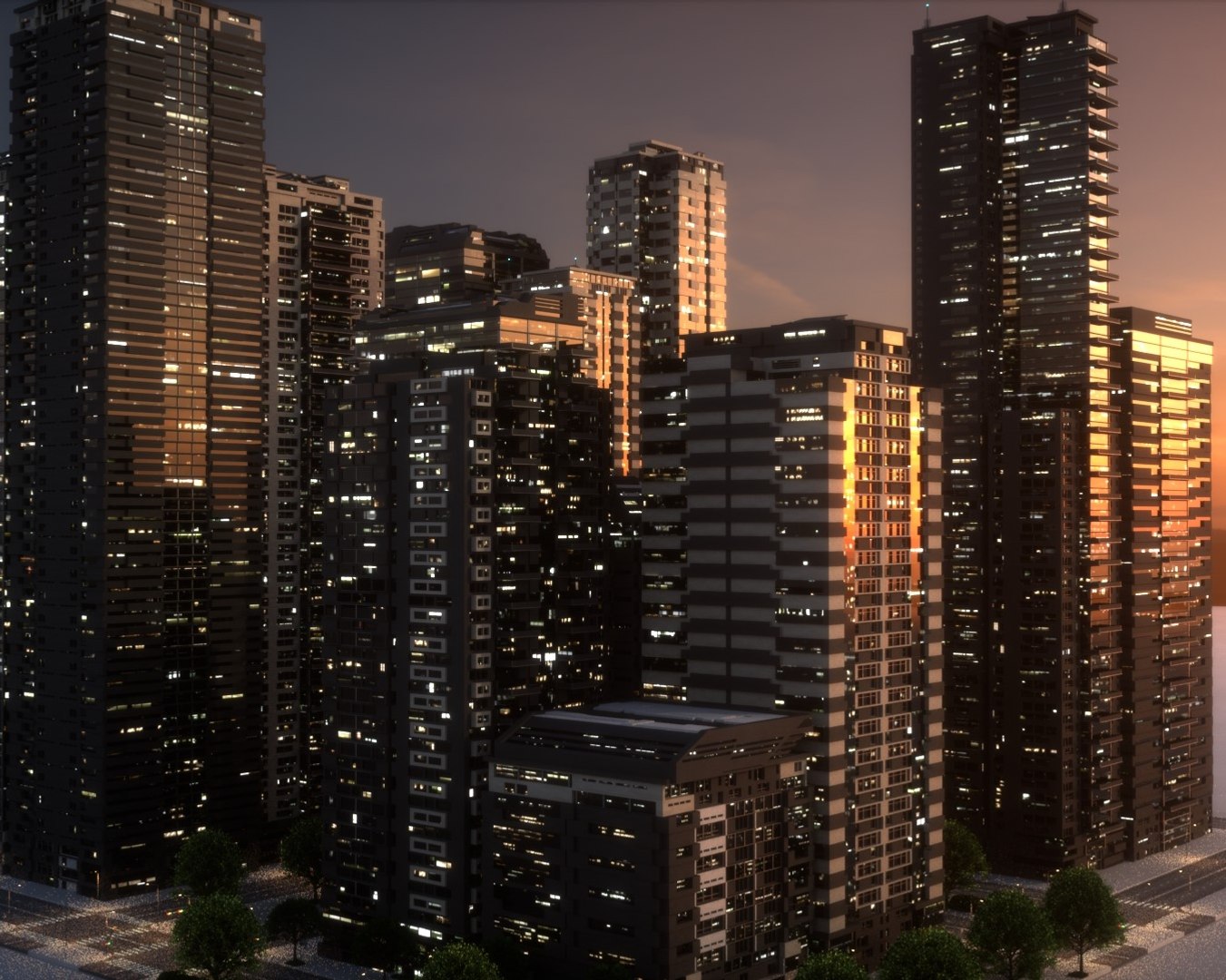 3D City Block Type A09 - TurboSquid 2091260