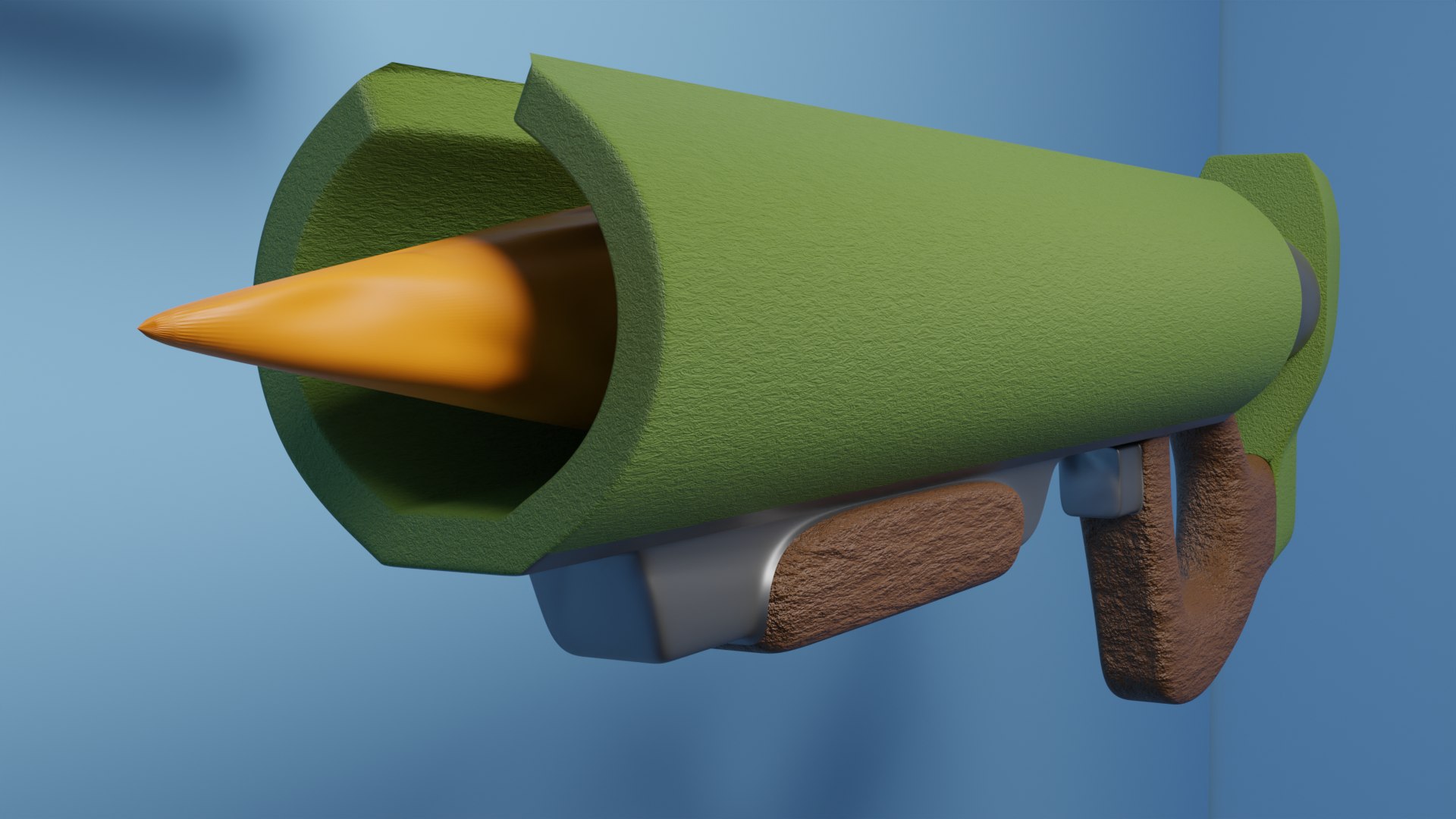 Carrot ShootGun 3D Model - TurboSquid 2111154