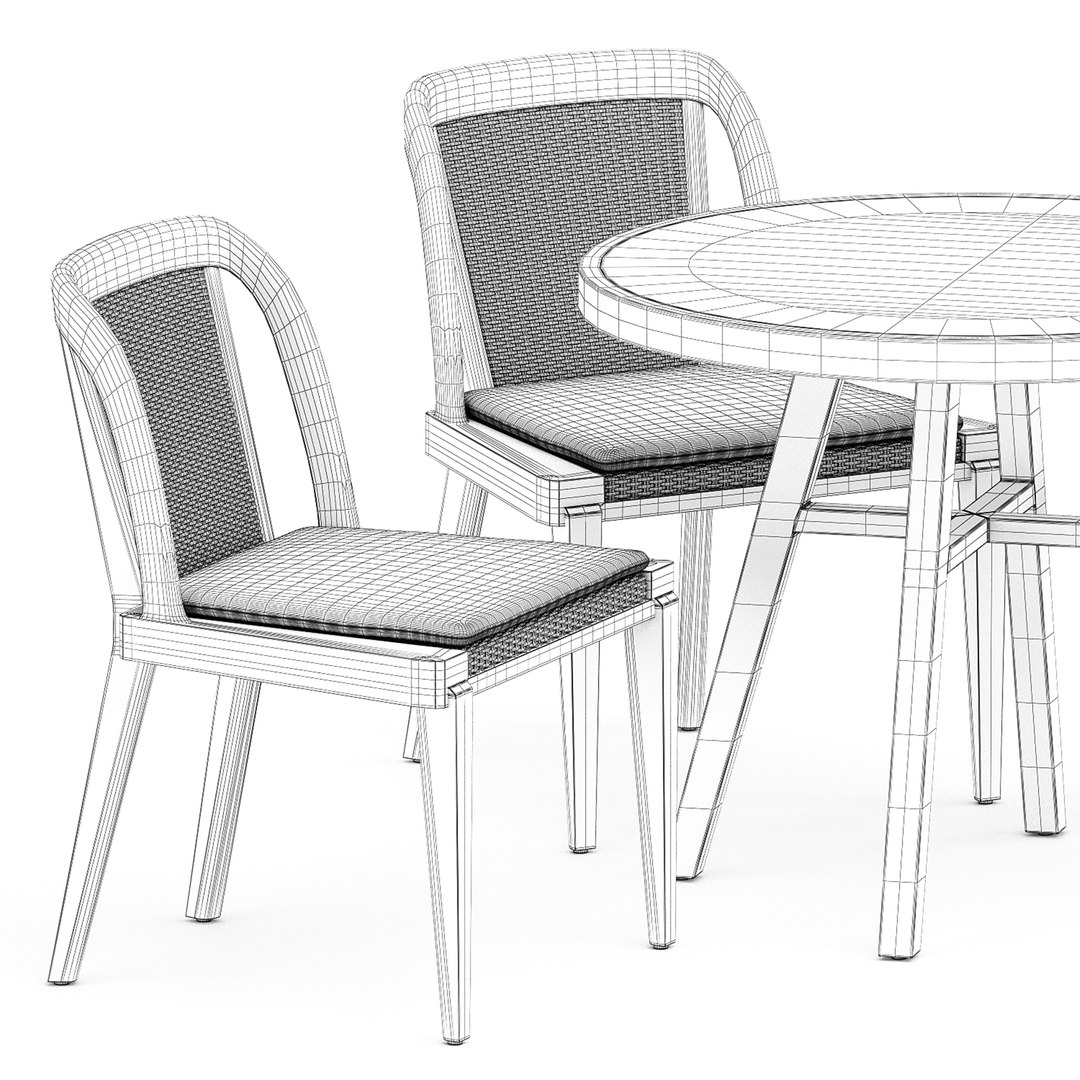 Rock Table Dining 3D Model - TurboSquid 1684482
