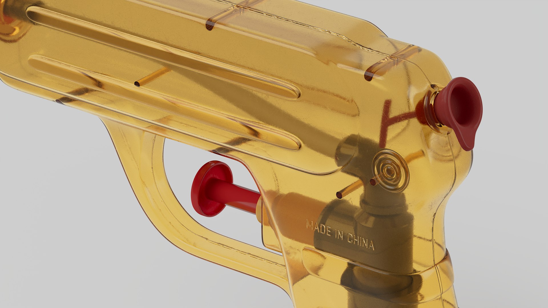 3D Model Plastic Water Gun Toy - TurboSquid 2275547