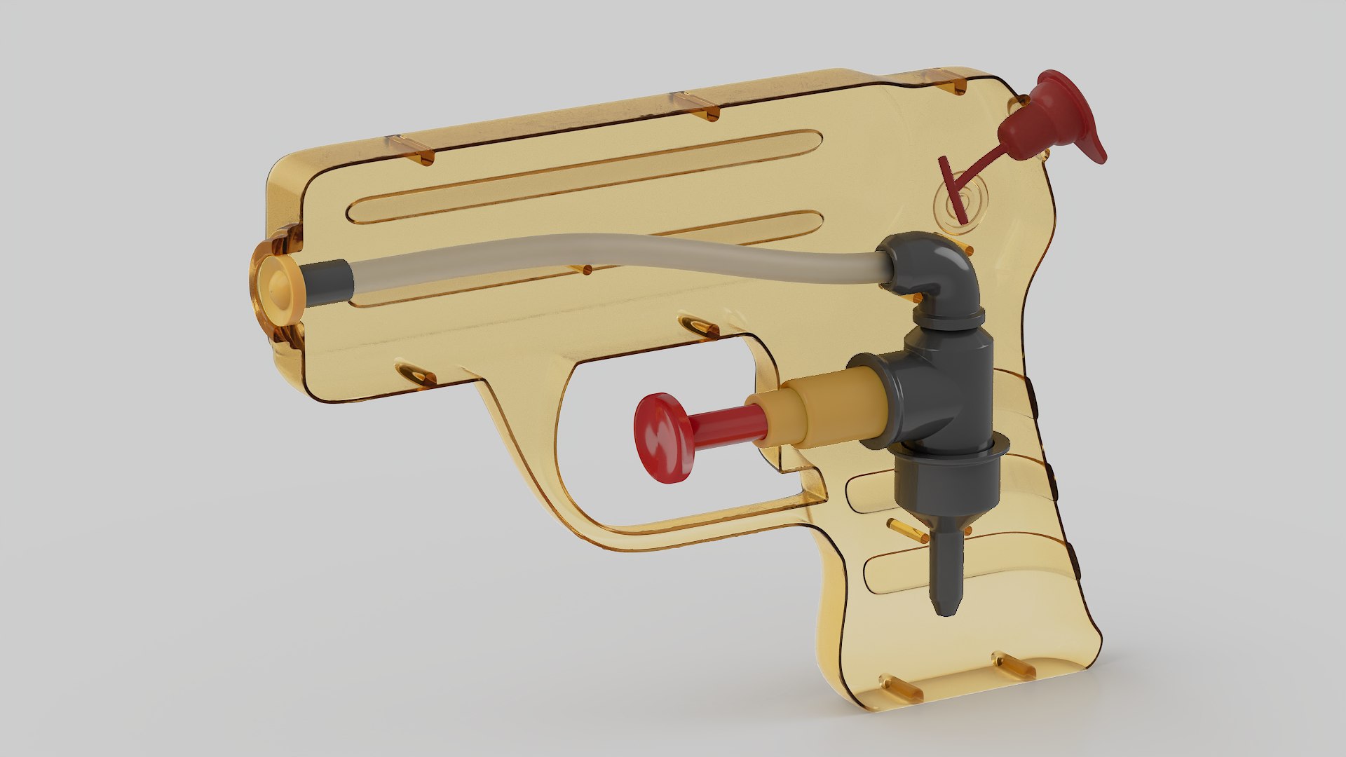 3D Model Plastic Water Gun Toy - TurboSquid 2275547