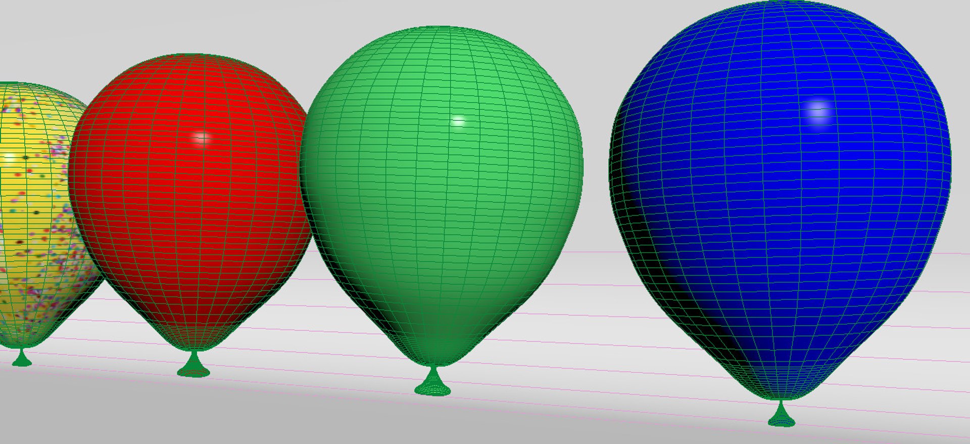 3D Balloon 3d Model Model - TurboSquid 1839801