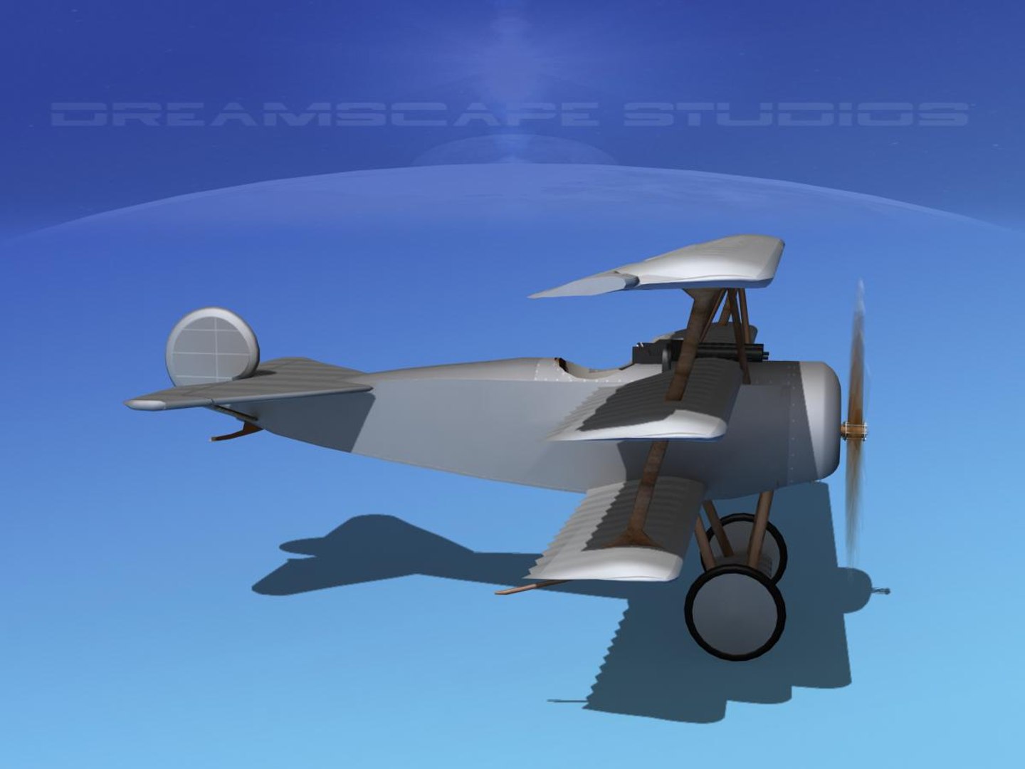 Triplanes Fokker Dr-1 Fighter 3d Max