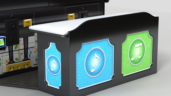 modelo 3d Piano Keys Arcade Game - TurboSquid 1476524