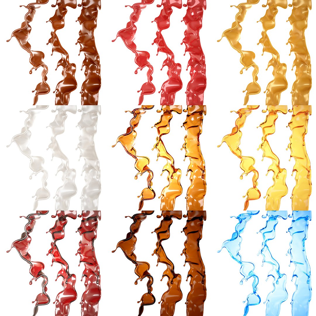 3D Splash Liquid Water Model - TurboSquid 1627754