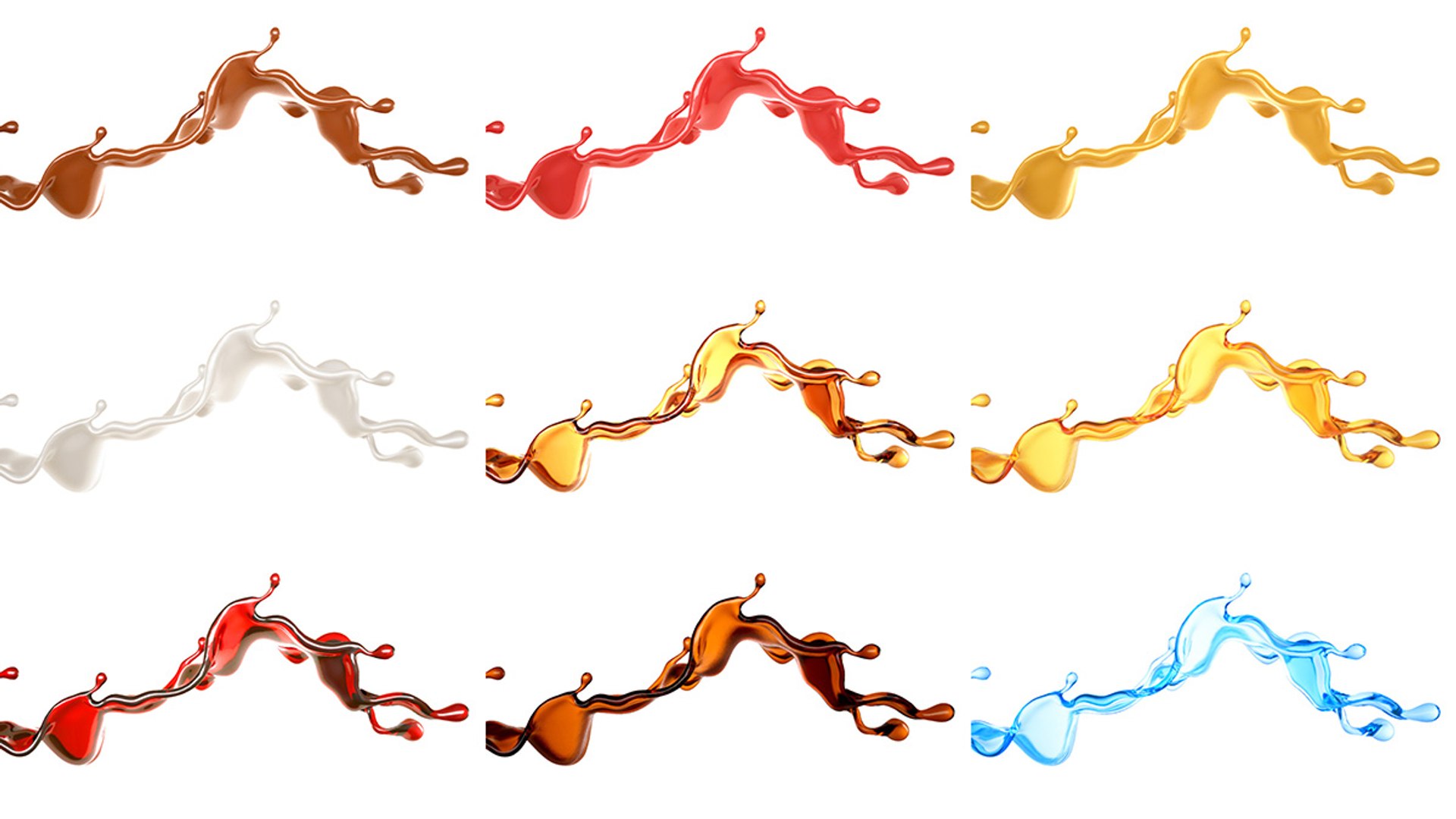 3D Splash Liquid Water Model - TurboSquid 1627754