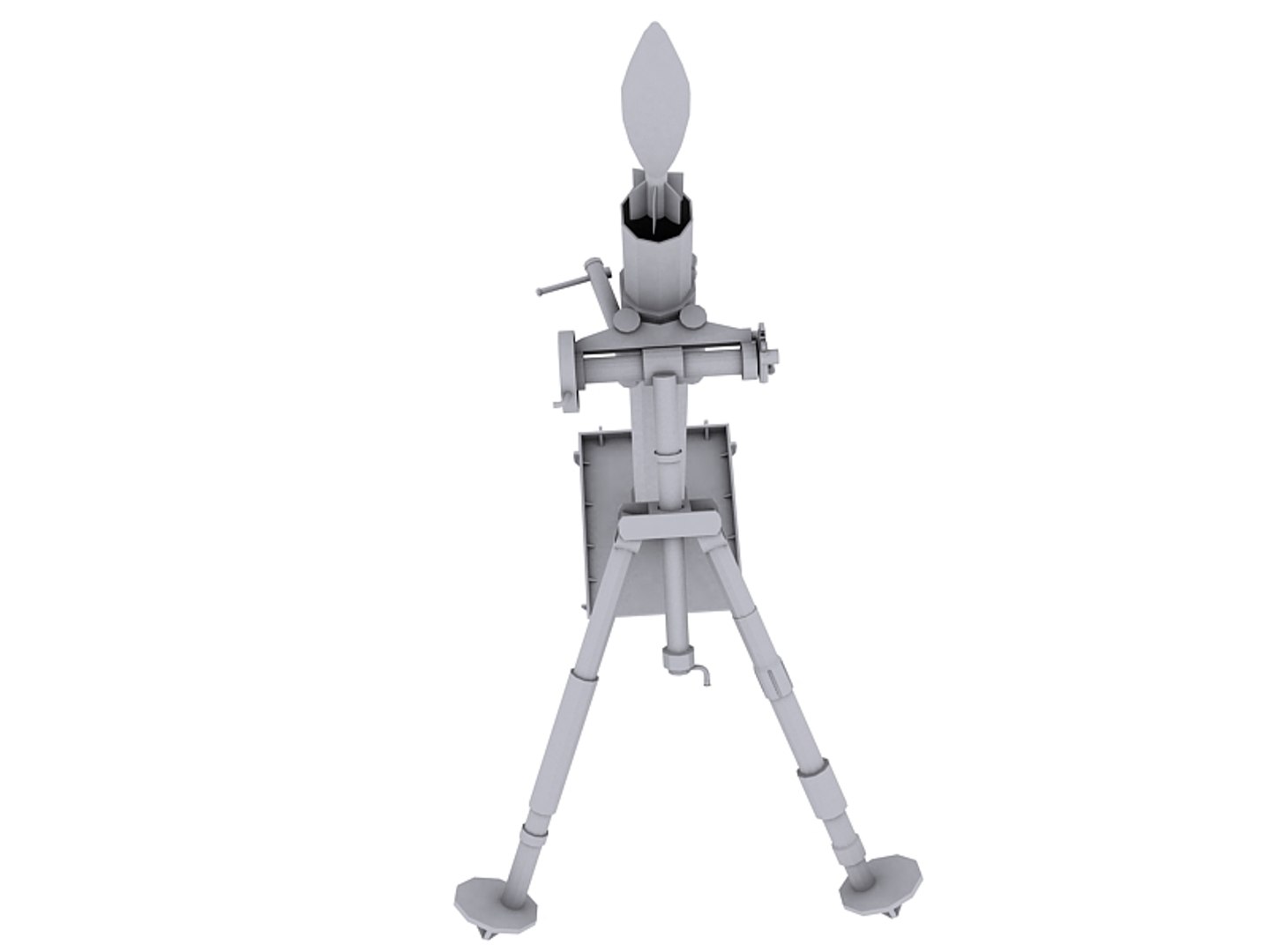 3d Model 60mm Mortar