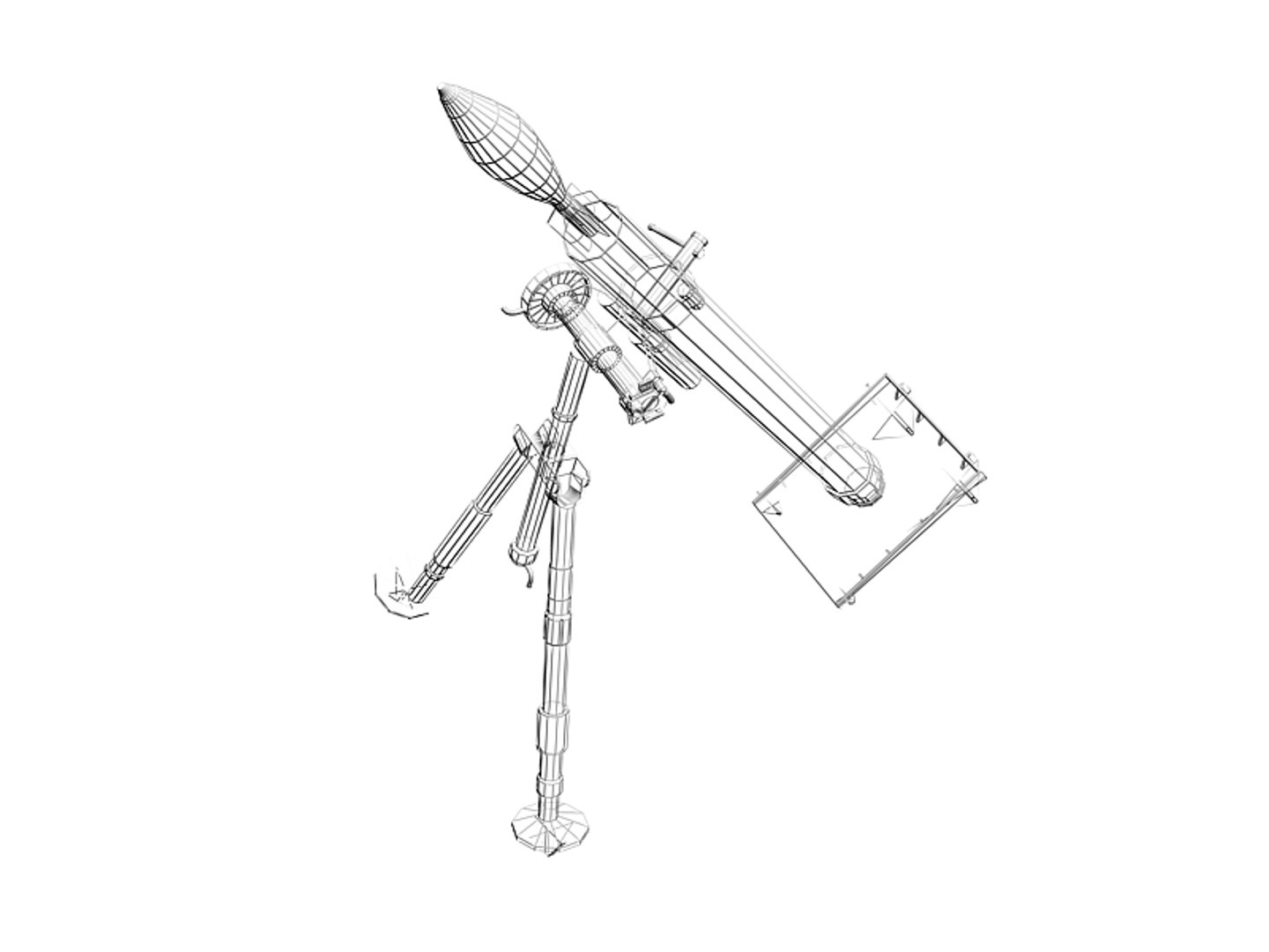 3d Model 60mm Mortar