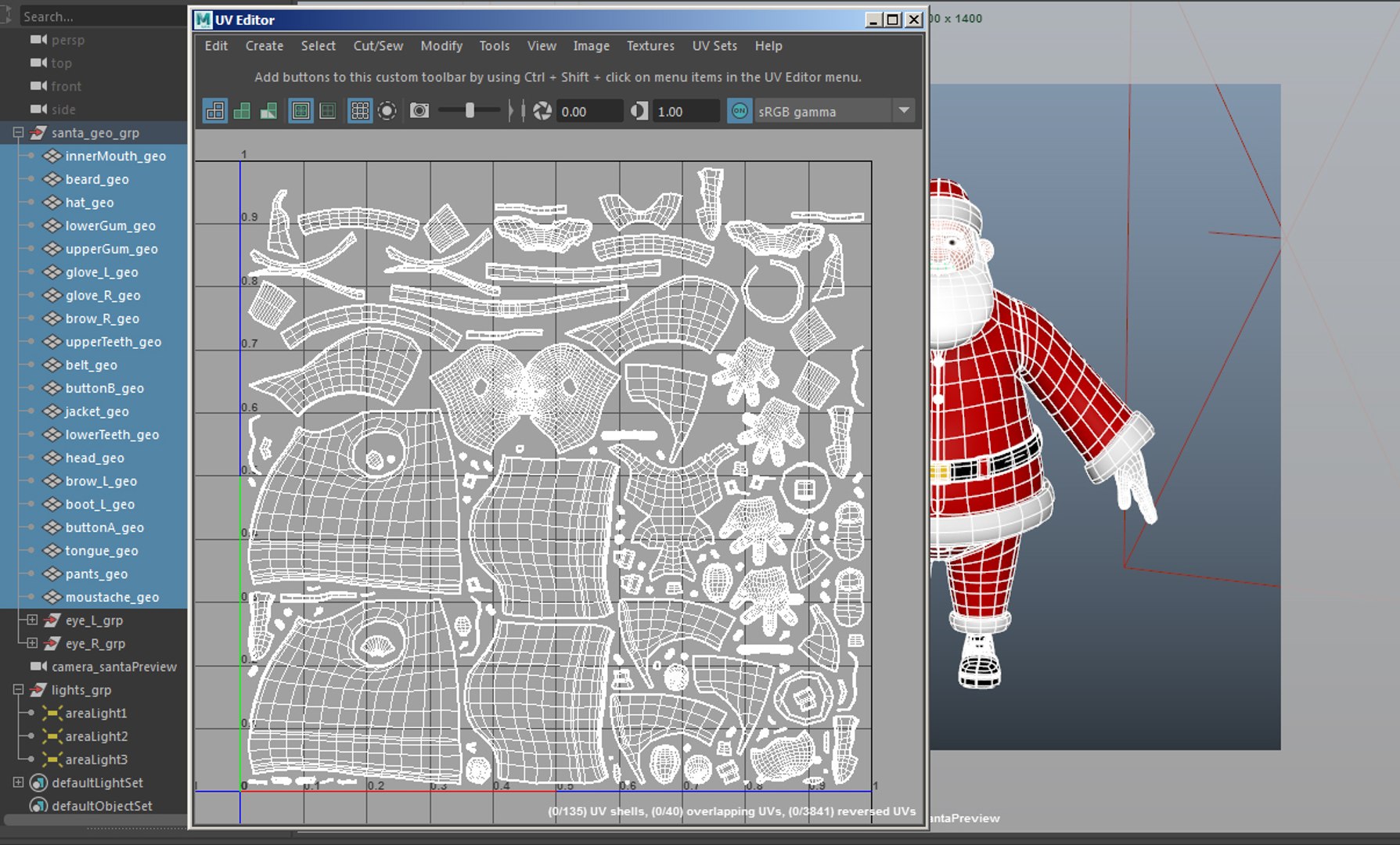 Rigged Cartoon Santa Claus 3D Model - TurboSquid 1229961