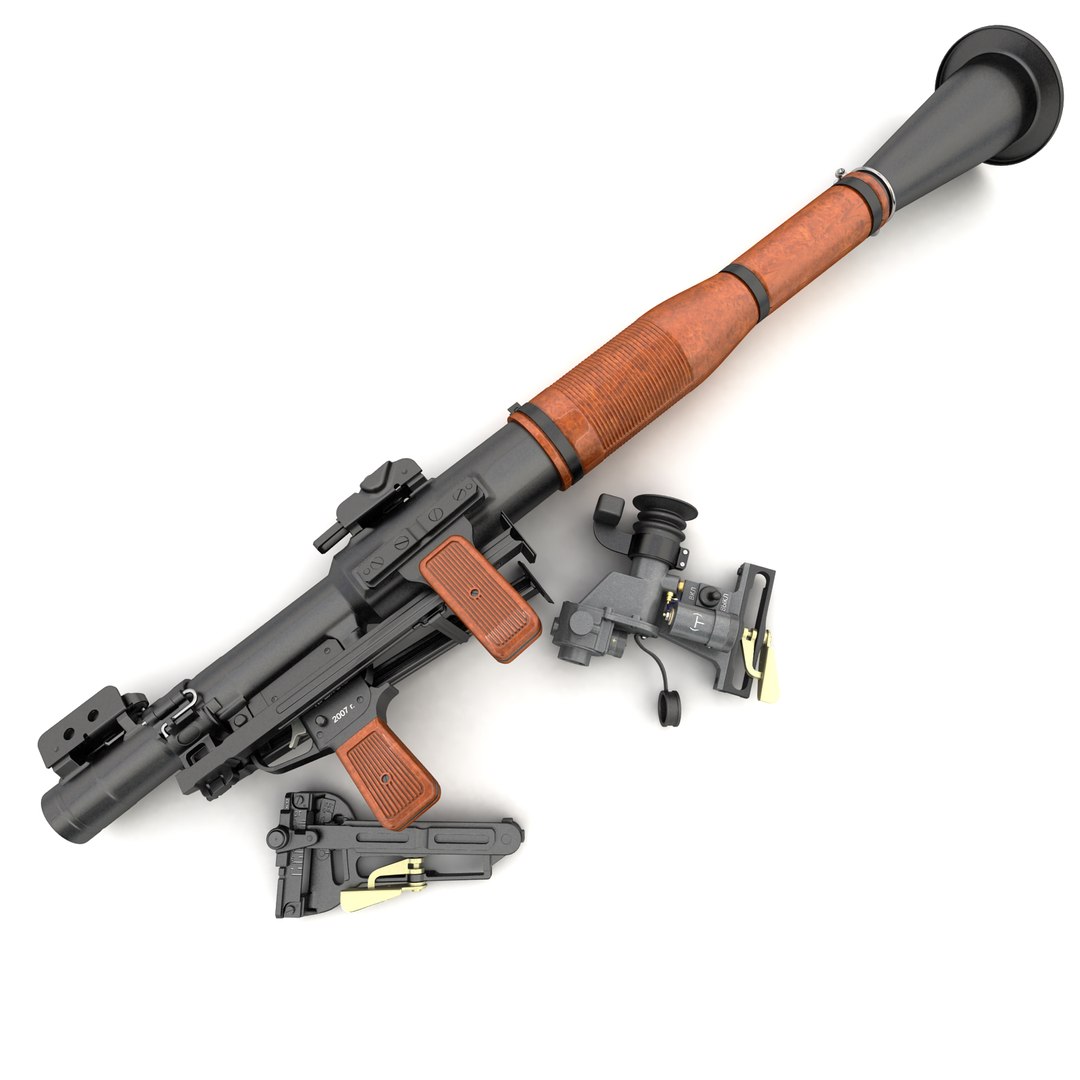 3d V2 Grenade Launcher Model